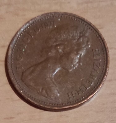 1971 New Penny Coin Original Old Coin 1p Circulated / VERY RARE COIN | eBay
