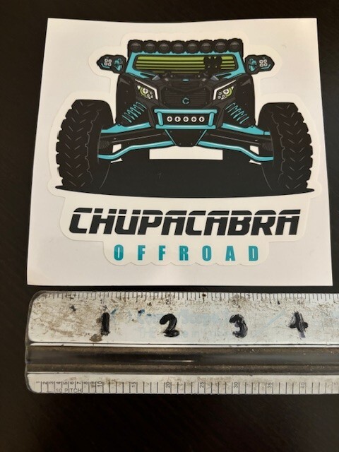 CHUPACABRA OFFROAD RACING DECAL STICKER AT UTV Sand Sports Overland ...