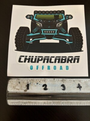 CHUPACABRA OFFROAD RACING DECAL STICKER AT UTV Sand Sports Overland ...