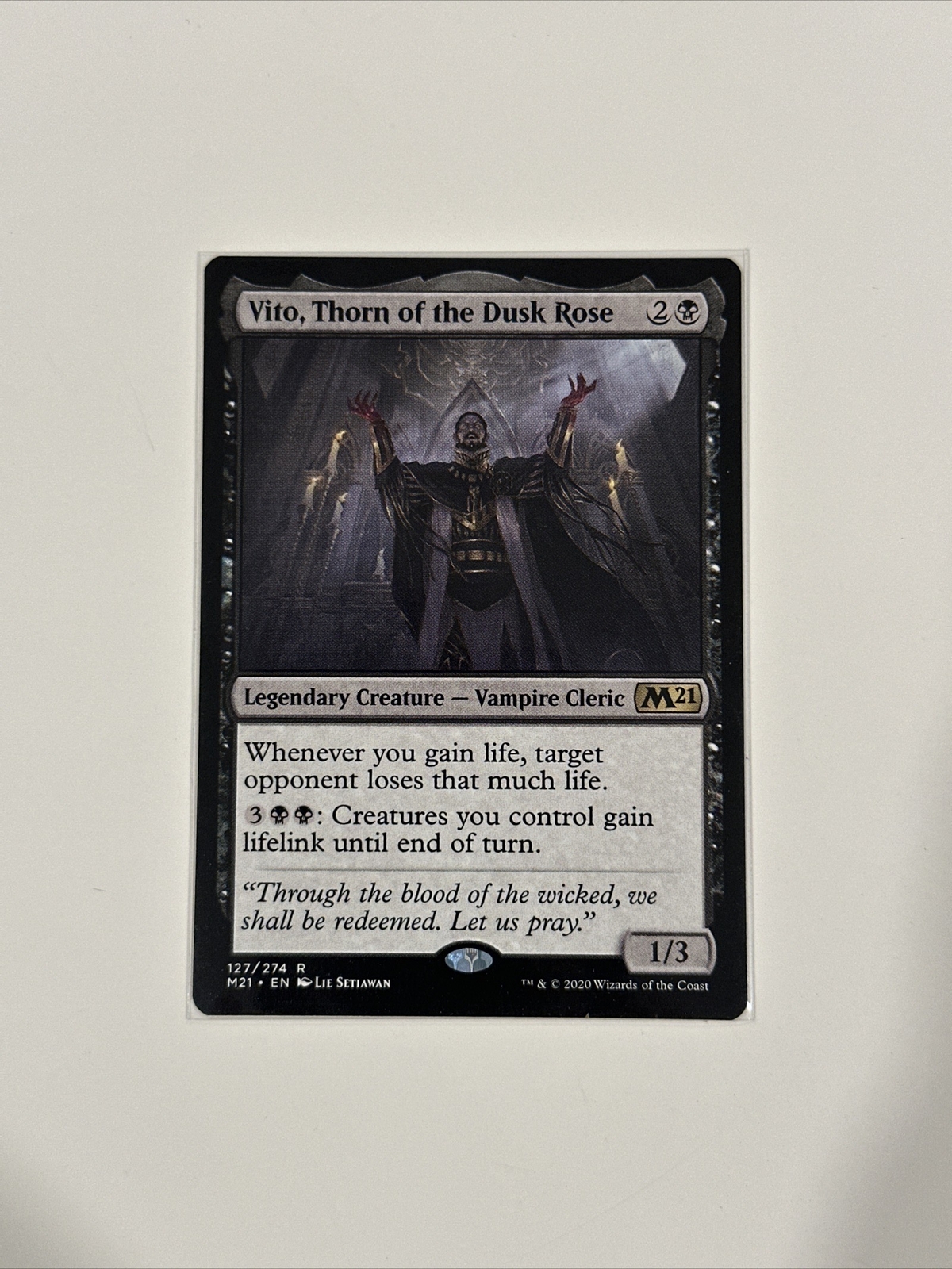 MTG Vito, Thorn of the Dusk Rose Core Set 2021 127/274 Regular Rare | eBay