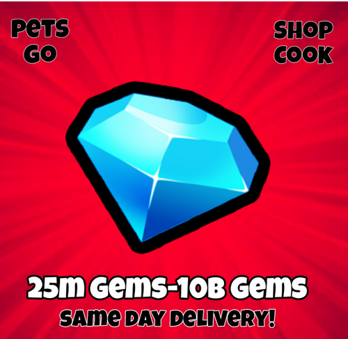 PETS GO! - ROBLOX 💎 25M 100M 500M 1B 5B 10B GEMS 💎 | Cheapest! - Fast ...