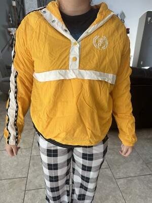 Pink Brand Pullover Yellow M/L | eBay