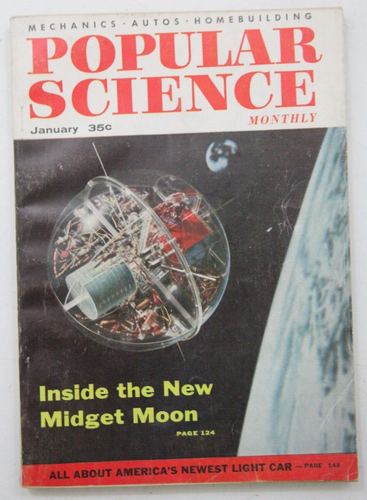 Popular Science January 1956 Inside The New Midget Moon Mechanics Autos ...
