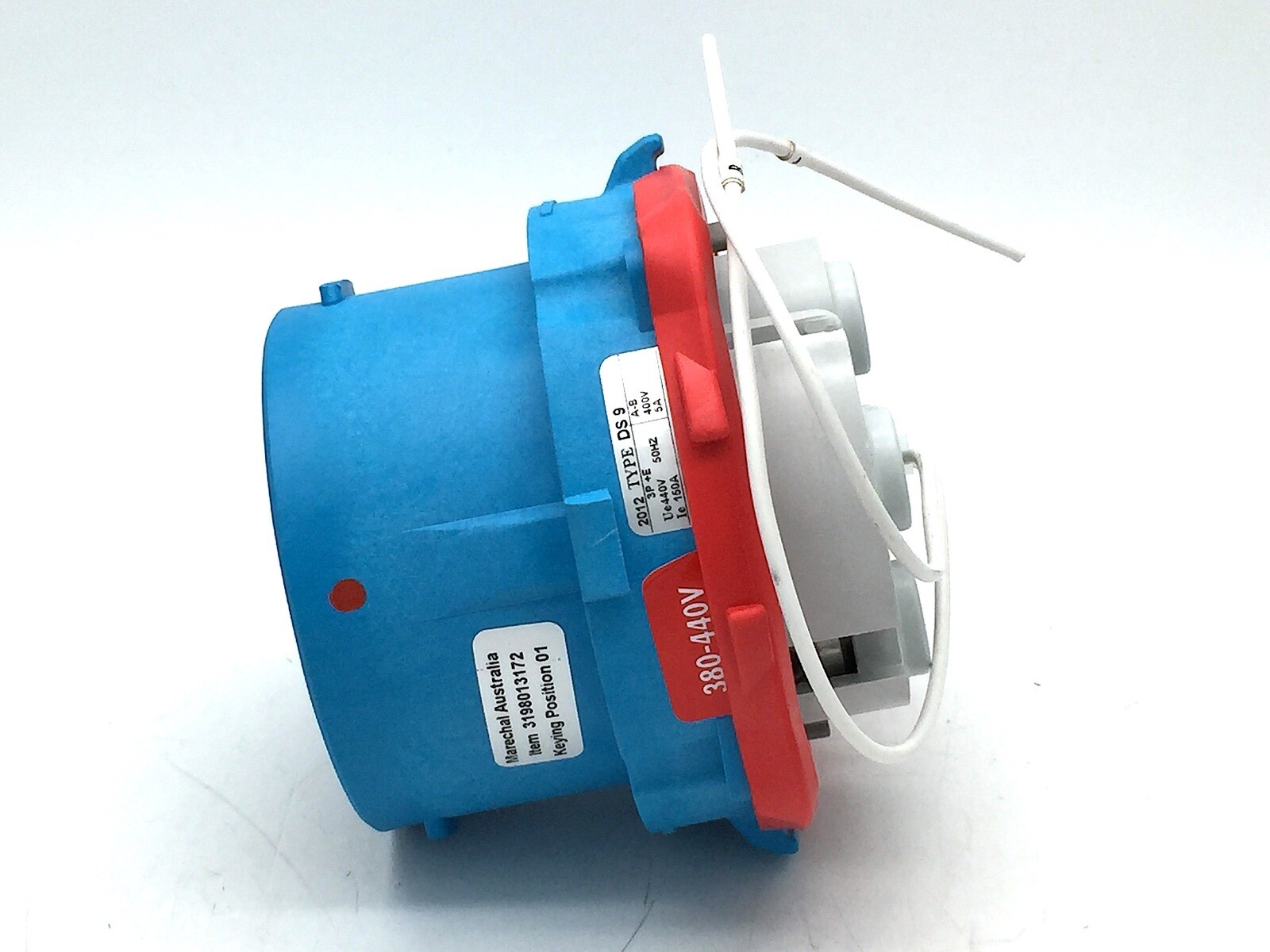 Marechal 3198013 172 DS 9 Appliance Inlet Poly Blue 400V 150A 50Hz 3P+E ...