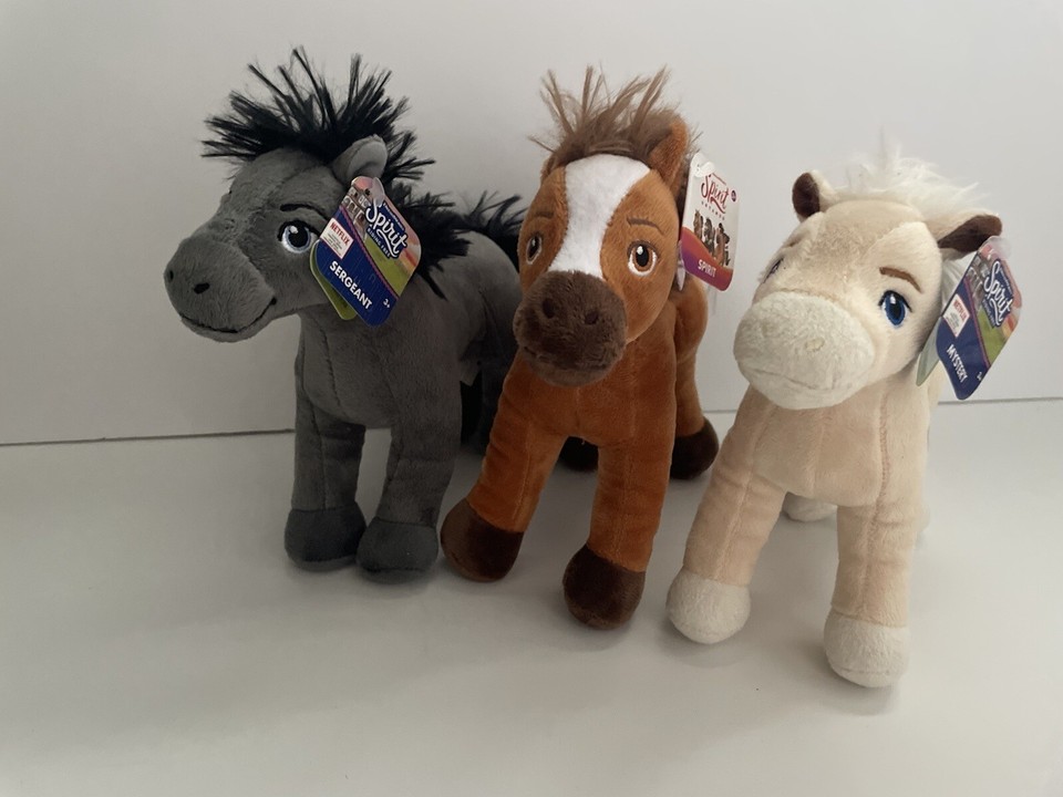 Spirit Riding Free Netflix 8" Plush Spirit Sergeant Mystery Horse Lot ...