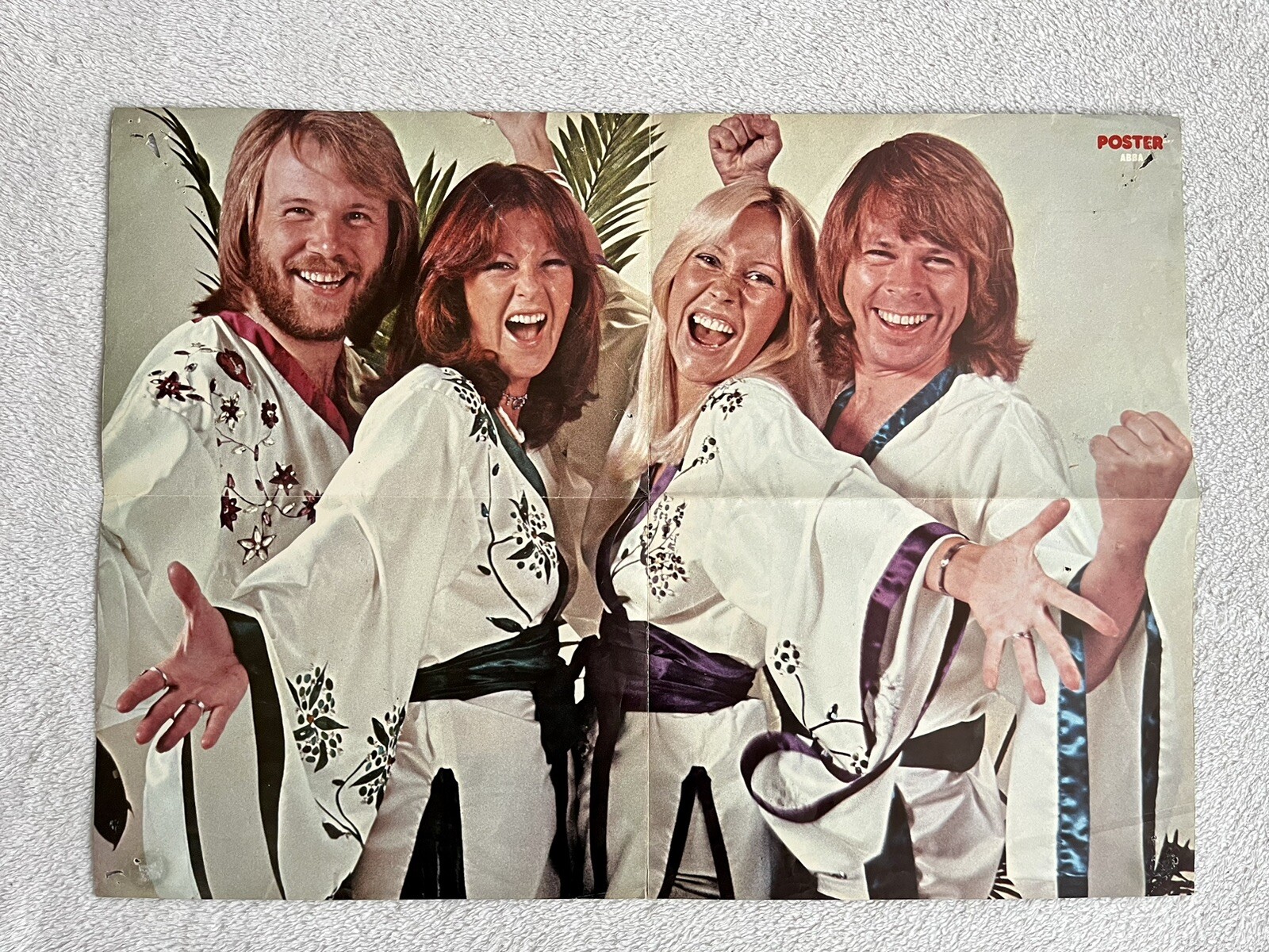ABBA 1977 Poster Swedish Music Magazine 1970s Rare Vintage | eBay