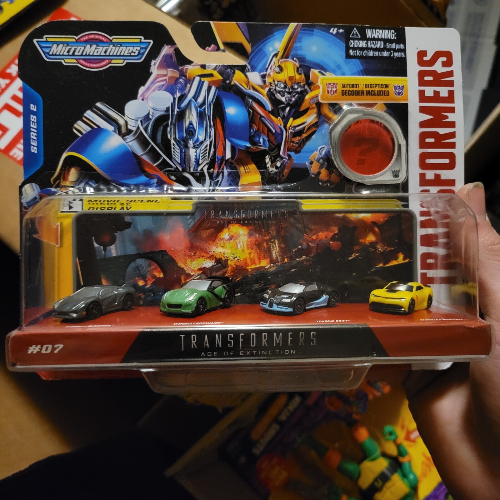 Micro Machines Transformers Age of Extinction S2 Bumblebee Mini Cars ...