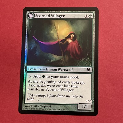 MTG Scorned Villager Dark Ascension Common 125/158 | eBay
