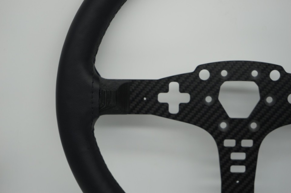 SIMPUSH MOZA R5 R3 ES 13inchs 33cm Circular steering wheel Rally sim ...