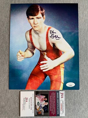IOWA HAWKEYES- DAN GABLE AUTOGRAPH 8x10 WRESTLING PORTRAIT PHOTO JSA ...