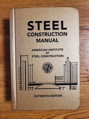 AISC Steel Construction Manual 16th Edition | eBay