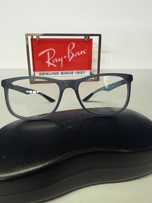 Ray-Ban RB8903 5262Eyeglasses Frames Matte Blue, Gray, Carbon Fiber, 55 ...