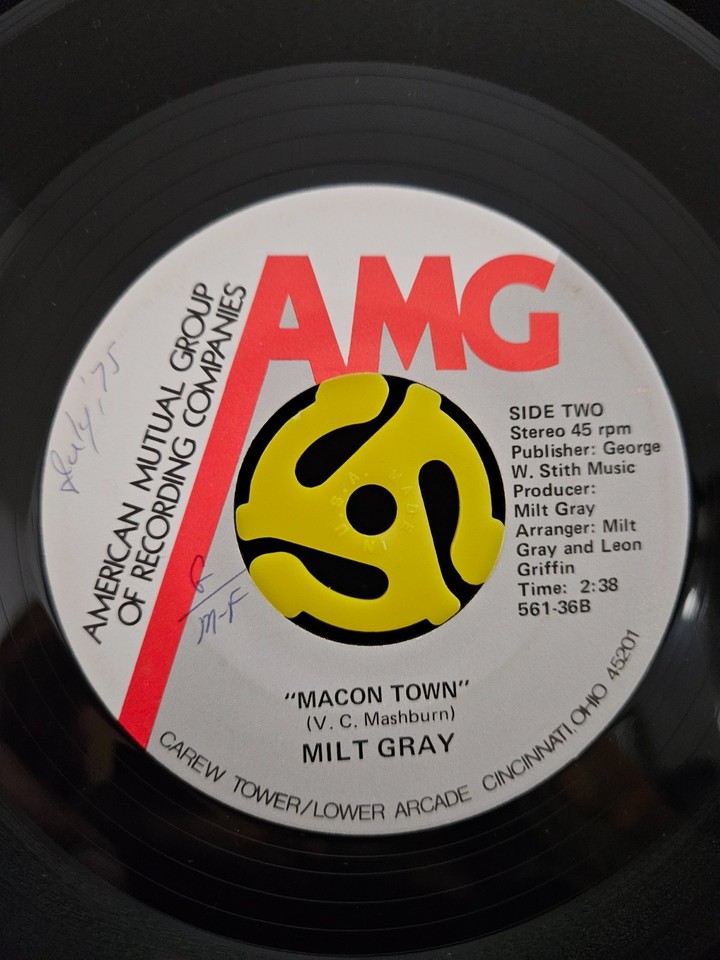 C&W Honky Tonk 45 - Milt Gray - It's Harder When You're Down And Out ...