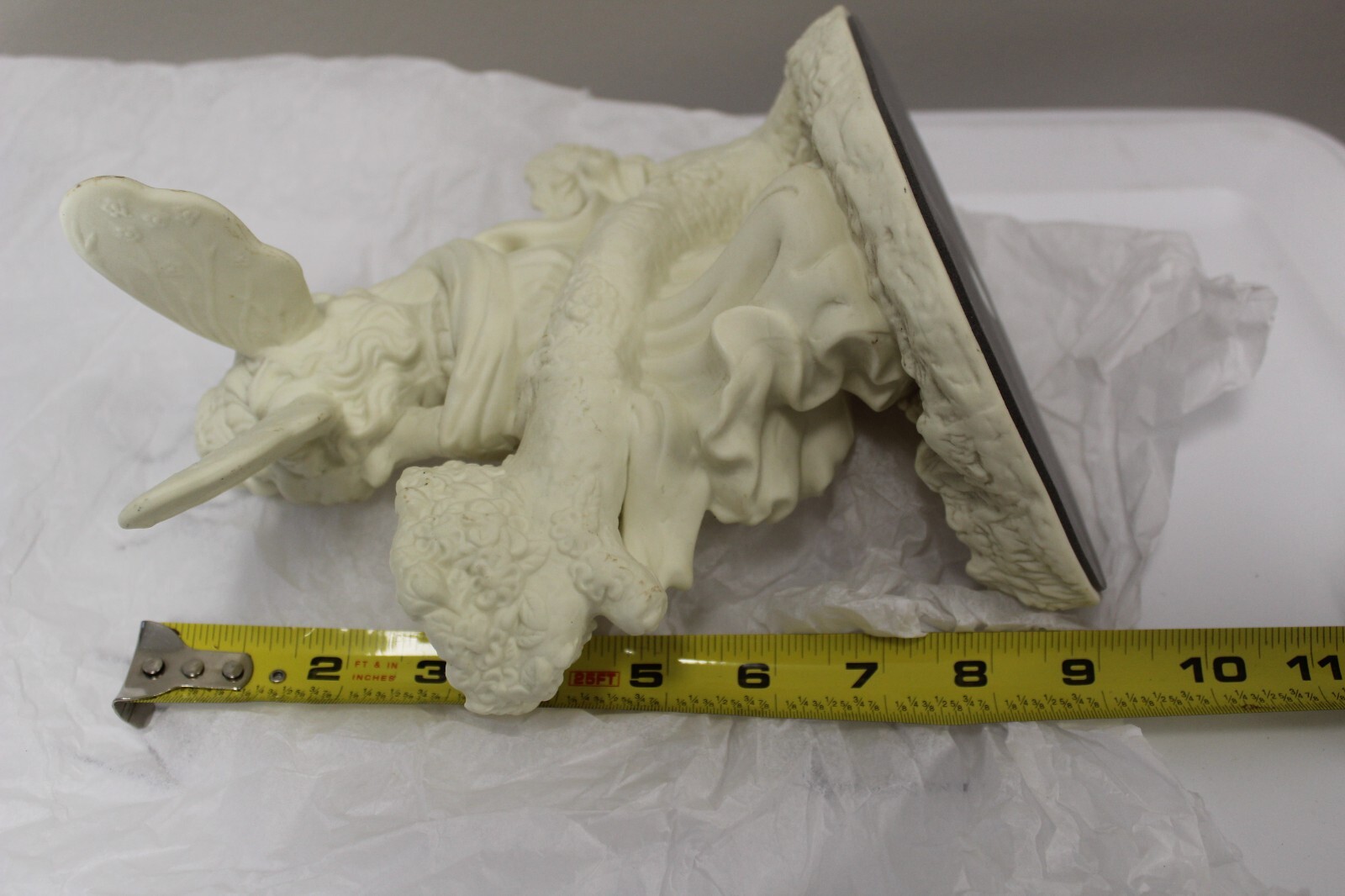 Partylite Angel Fairy Ariana's Garden 3 Tea-light Ceramic Candle Holder ...