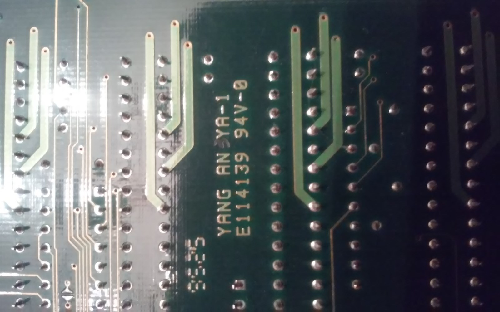 Yang An Ya-1 E114139 94v-0 board. Motherboard Vintage | eBay UK