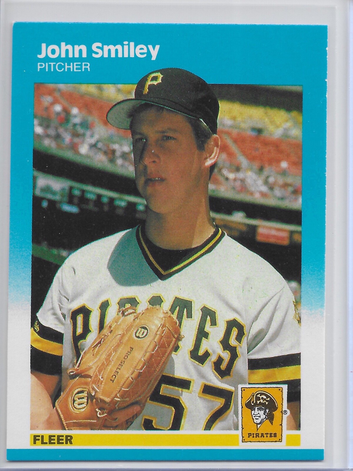 1987 Fleer Update Baseball John Smiley XRC / Rookie Card # U-110 Pitts ...