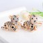Cute Tigers White/Rainbow Crystal Key Chain Women's Handbag Car Pendant ...