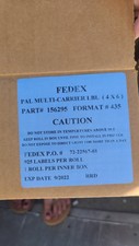 FedEx PAL RPS Labels Part# 156297 Format# F435 Set of 3 for sale online ...