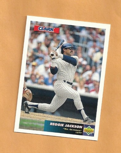 1993 Upper Deck Clark Reggie Jackson Yankees # C3 | eBay