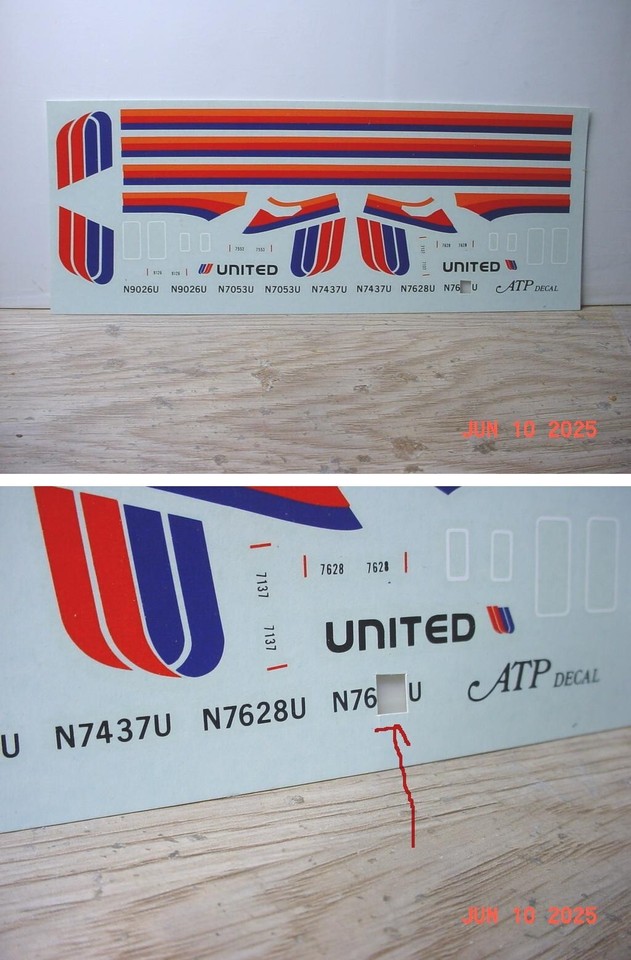 Vintage Airplane Plastic Model Decals - You Choose. fc1 | eBay