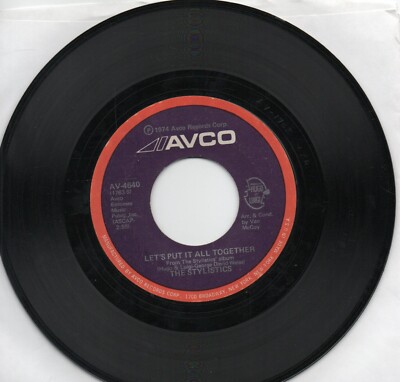 The Stylistics Let's Put It All Together on Avco Soul 45 | eBay