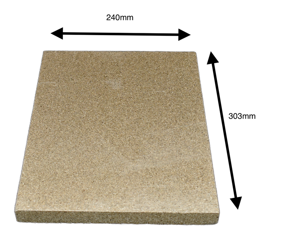 Vermiculite Firebrick Fire Board 25mm Heat Proof Brick Fireboard ...