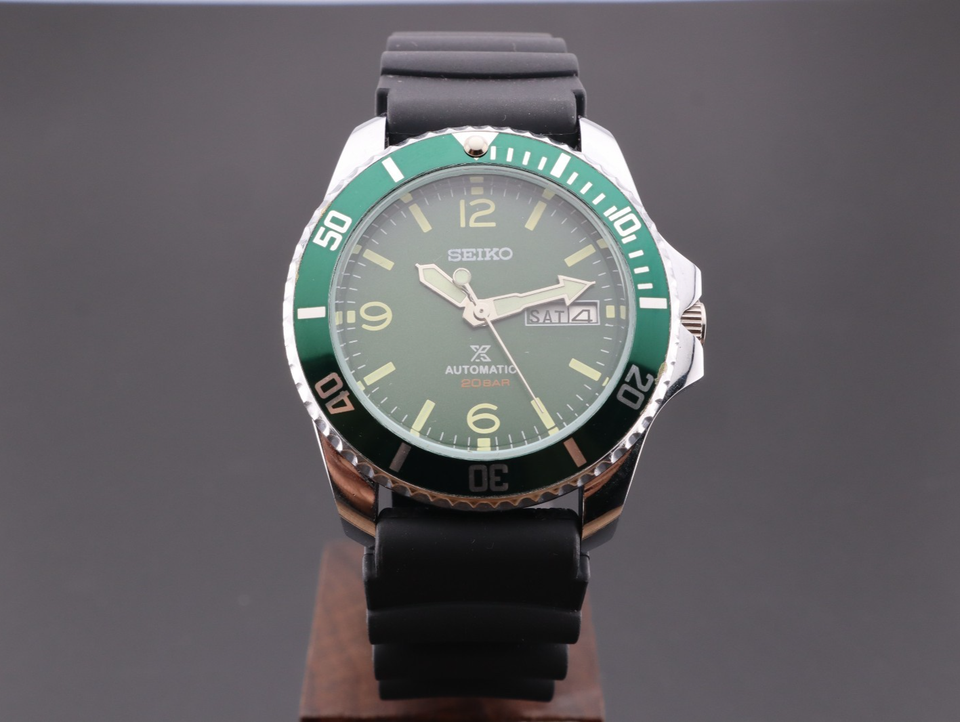 Vintage Seiko Diver's Look Automatic Rotating Bezel 6309A 17J Men's ...