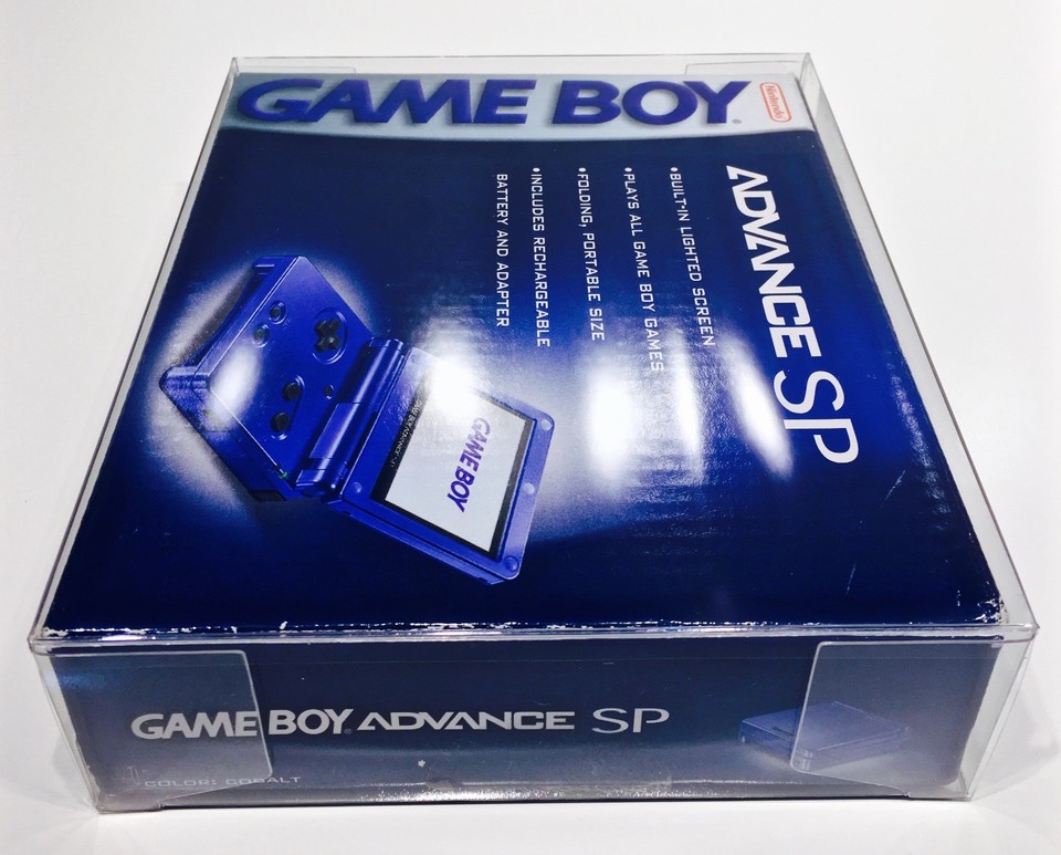 1 Box Protector For GAME BOY ADVANCE SP Console Boxes NTSC SIZE! Case ...
