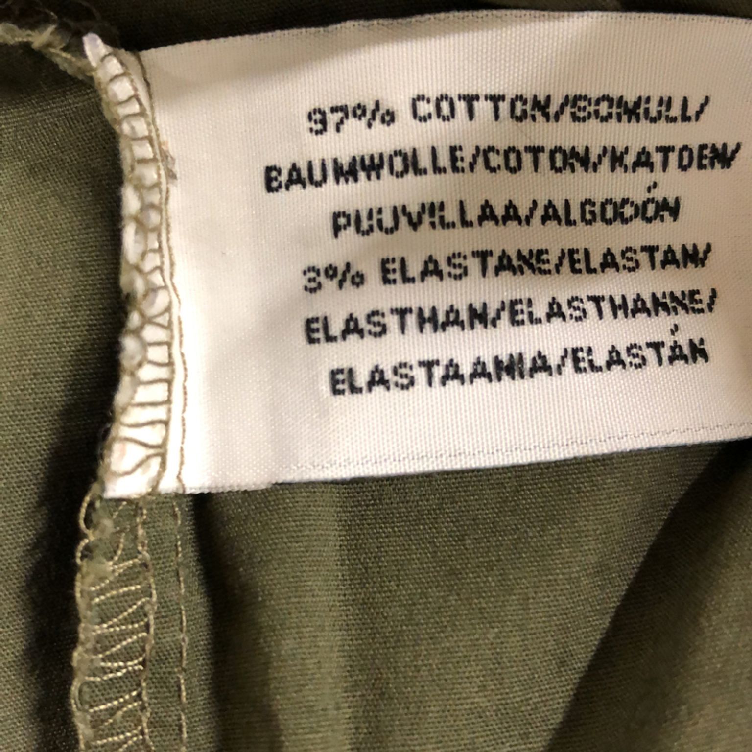 Hennes Collection, Blusenkleid, Größe: 44, Grün, Baumwolle/Elasthan ...