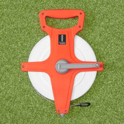 Sports Pitch Tape Measure [100m Open Reel] | EASY LINE MARKING - Field ...