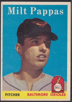 1958 TOPPS # 457 MILT PAPPAS EX+ 201966 | eBay Australia