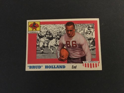 1955 TOPPS FOOTBALL(ALL AMERICAN) HIGH GRADE SET BREAK #39 BRUD HOLLAND ...