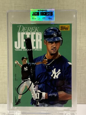 Topps Project 2020 Derek Jeter Jacob Rochester Auto Rare | eBay