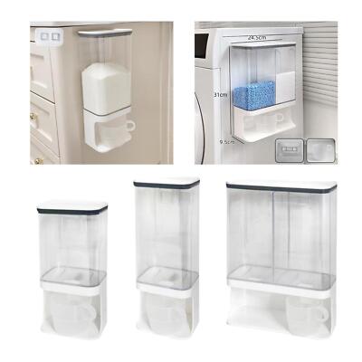 Laundry Powder Box Laundry Powder Dispenser Washing Powder Container ...