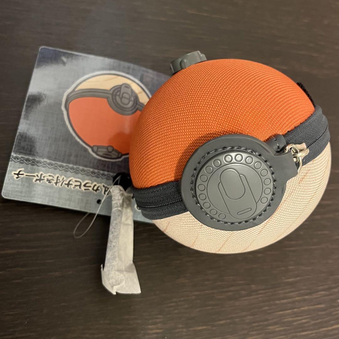 Authentic Poke Ball style Pouch with carabiner Hisui Region Pokemon ...