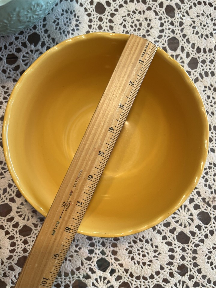 Pioneer Woman Cornucopia Ceramic Mixing Bowl Set 3 Piece Scalloped Red ...