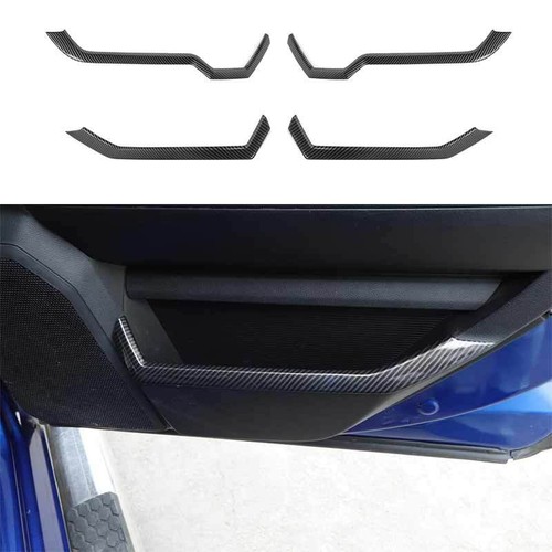 For Dodge Ram 1500 2010-2017 ABS Carbon Fiber Inner Door Storage Box ...