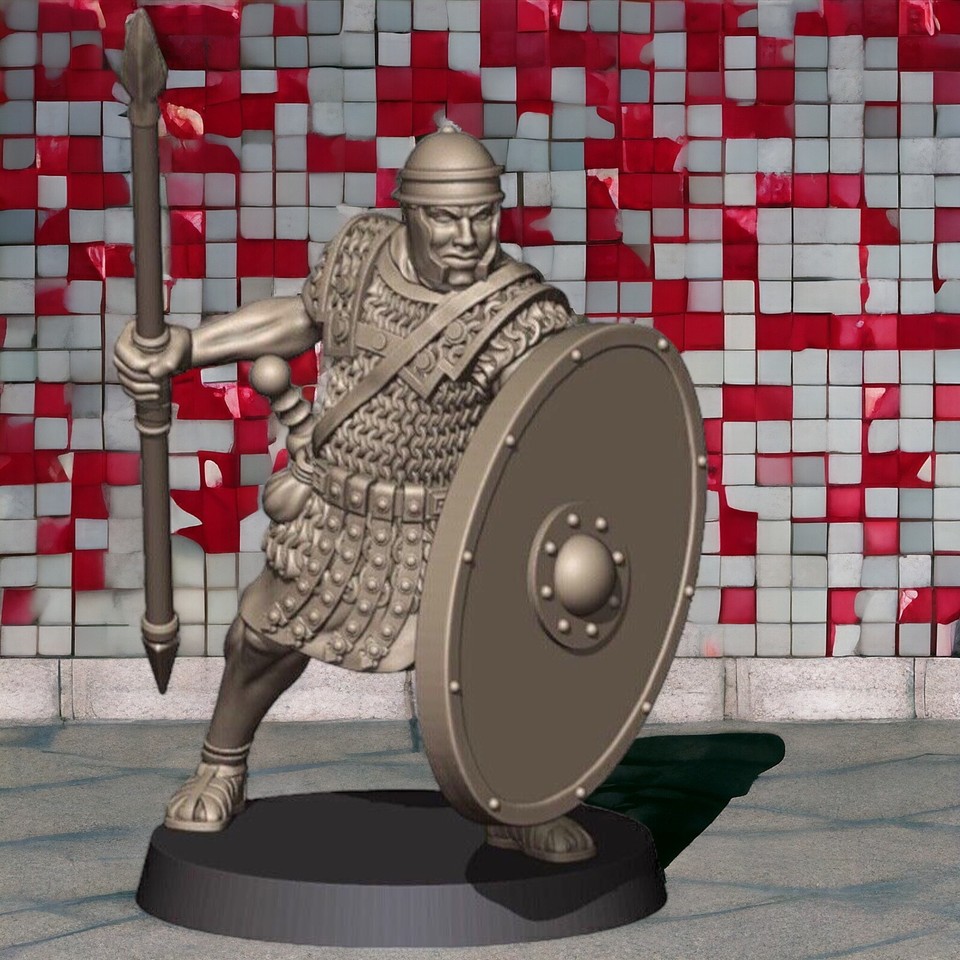 Roman Empire Auxilia Hastati X6 28mm Saga Hail Caesar Carthage | eBay