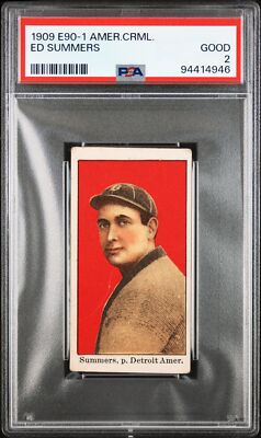 Ed Summers 1909 E90-1 American Caramel # Tobacco Card E10 | eBay