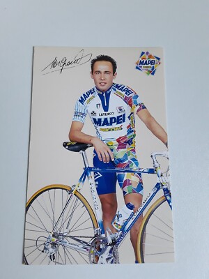 Cyclisme Carte cycliste GIUSEPPE DI GRANDE Équipe MAPEI BRICOBI 1998 ...