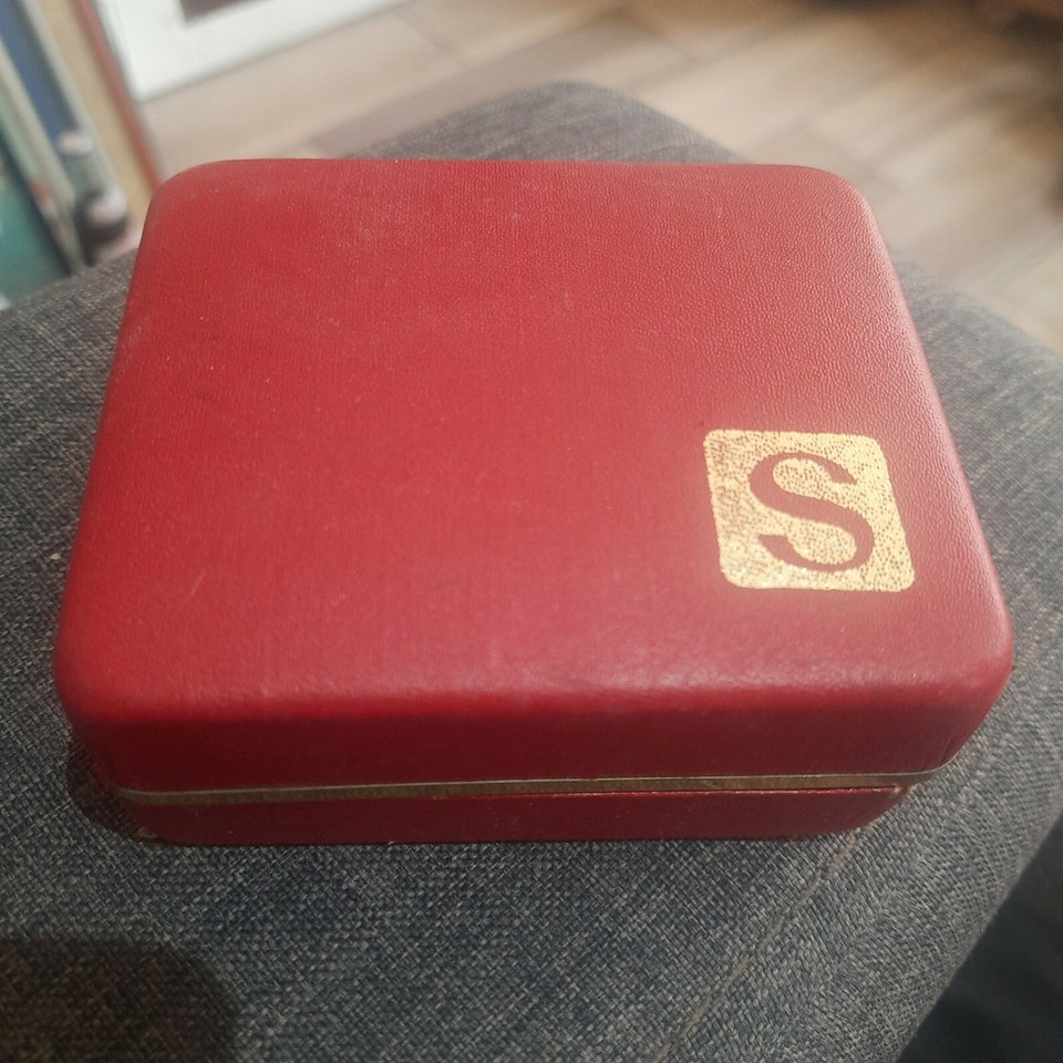 Vintage Steelco Red Watch Box | eBay