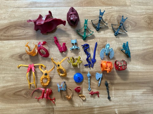 HE-MAN 80s Vintage MOTU accessories PARTS Weapons LOT Masters Of The ...