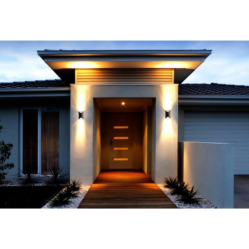 Besa Lighting PULSE-LED-BK Pulse LED 10.5 inch Black Outdoor Sconce | eBay