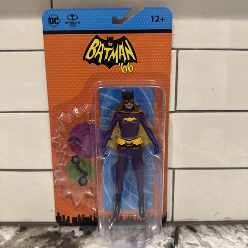 McFarlane Batman 66 Classic TV Series Batgirl Purple w Yellow Cape ...