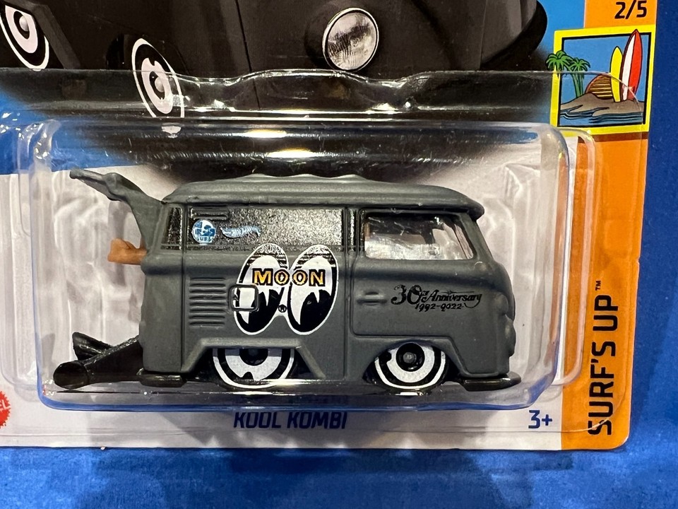 2022 HOT WHEELS HW SURFS UP 2/5 KOOL KOMBI MOON EQUIPMENT VOLKSWAGEN ...