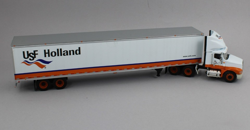 1:64 DCP *USF HOLLAND* International 9100i w/53' Dry Good Trailer ...