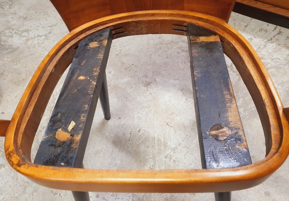 OSWALD HAERDTL DESIGNED BENTWOOD CHAIR FOR THONET DELIVERY AVAILABLE ...