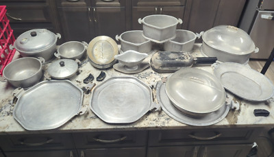 Lot Of Vintage Guardian Service Ware Cast Aluminum Cookware -used one ...