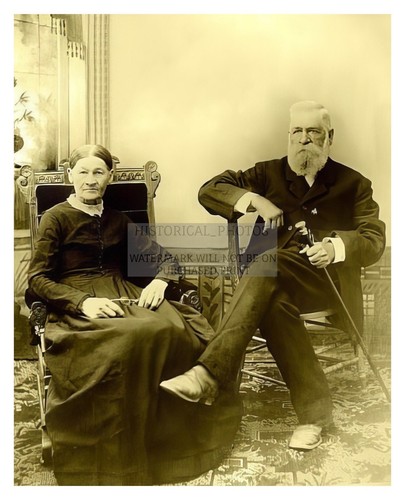 WYATT EARPS PARENTS NICHOLAS PORTER AND VIRGINIA EARP FAMILY 8X10 PHOTO ...