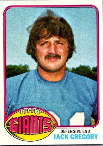 Jack Gregory - 1976 Topps #57 - New York Giants | eBay